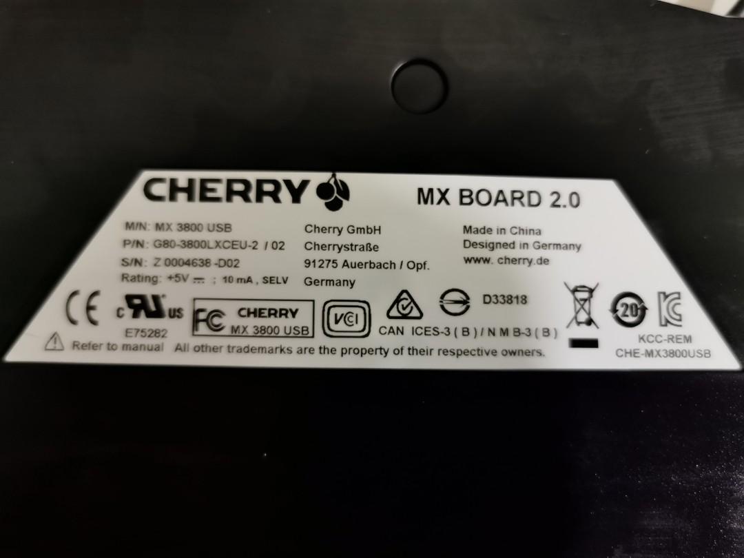CHERRY MX 3800 USB mechanical keyboard, Computers & Tech, Parts ...