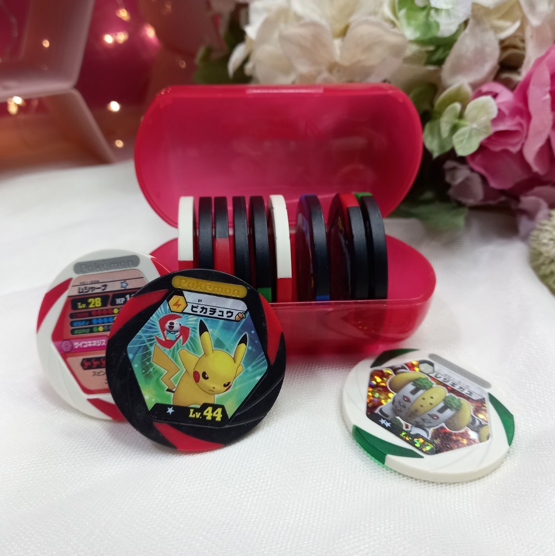 COD Pokemon Battrio Case With Pokemon Chips, Hobbies & Toys, Toys ...