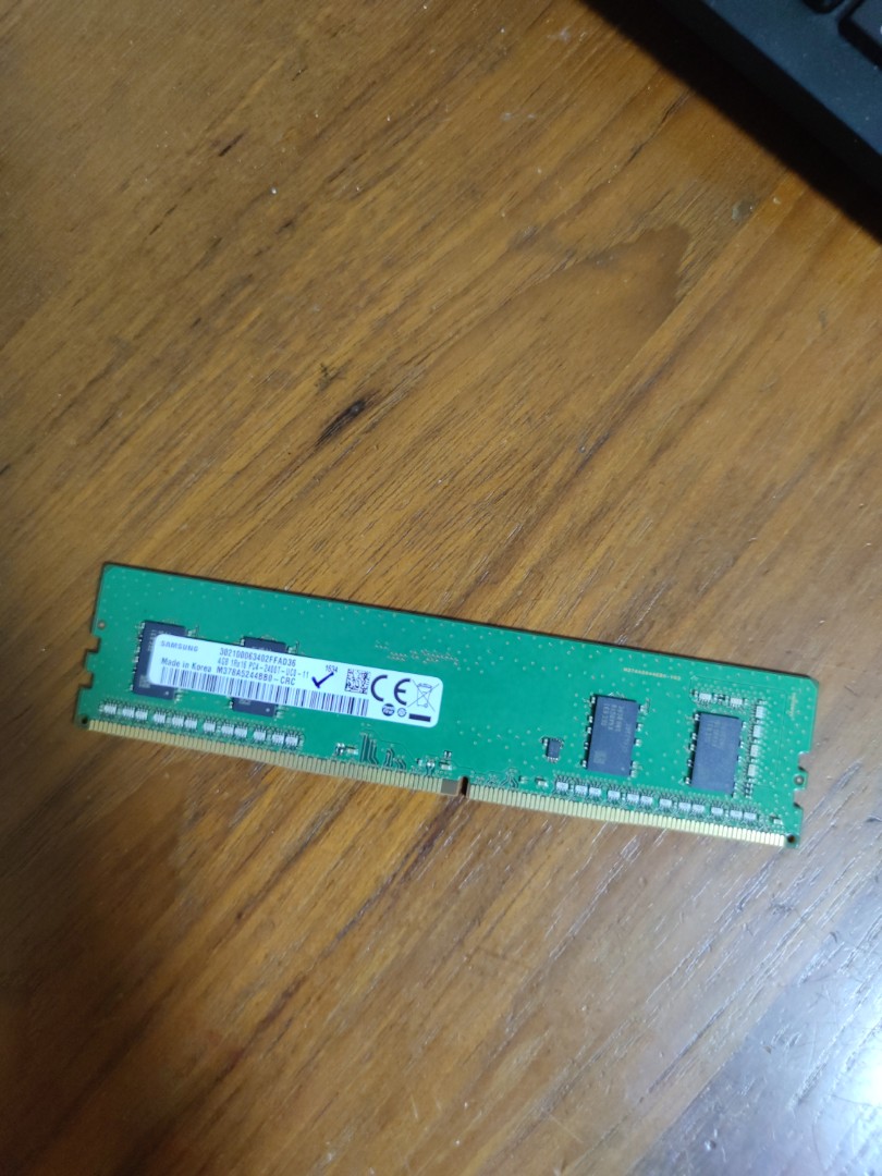 DESKTOP Ram 4GB x 1 2400mhz, Computers & Tech, Parts & Accessories ...