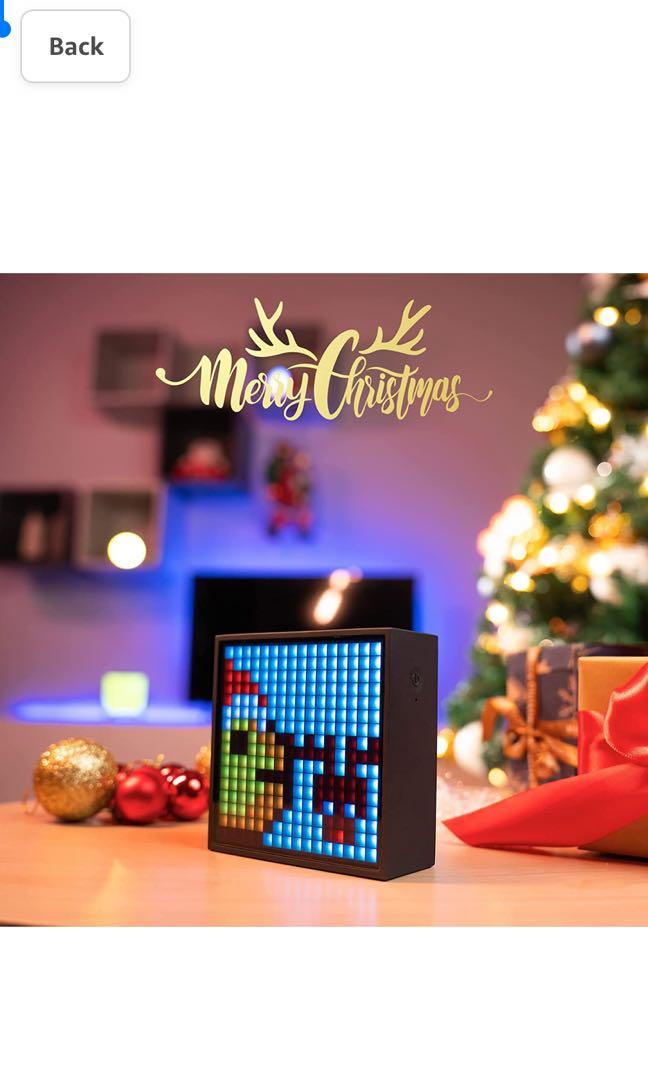 Divoom TimeBox Evo -- Pixel Art Bluetooth Speaker with 16x16 LED ...