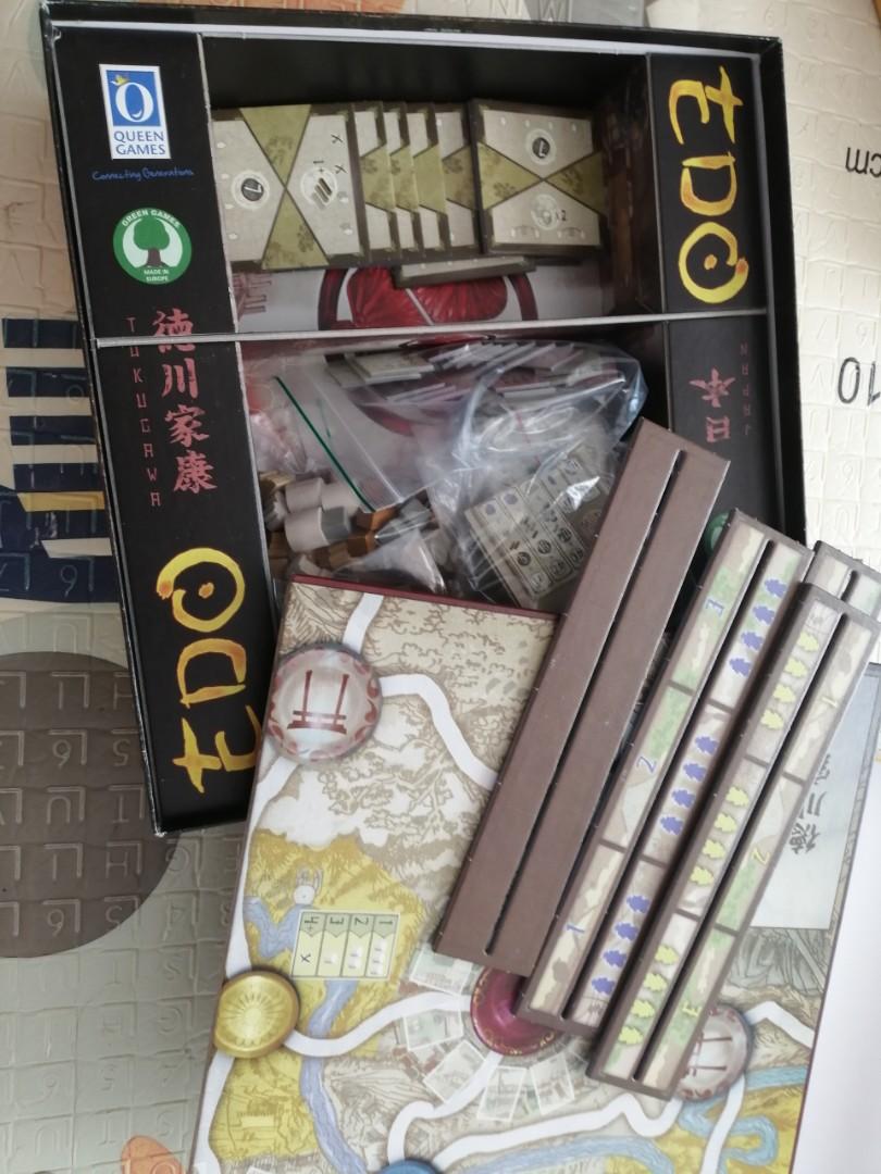 Edo board game + expansion for up to 5 players, Hobbies & Toys, Toys ...