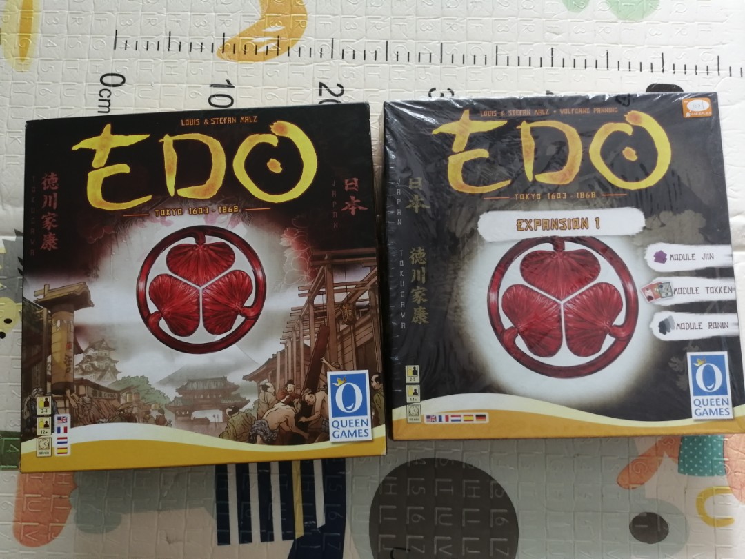 Edo board game + expansion for up to 5 players, Hobbies & Toys, Toys ...