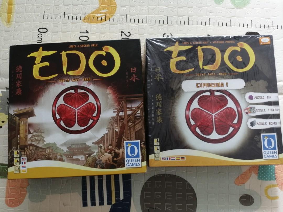 Edo board game + expansion for up to 5 players, Hobbies & Toys, Toys ...