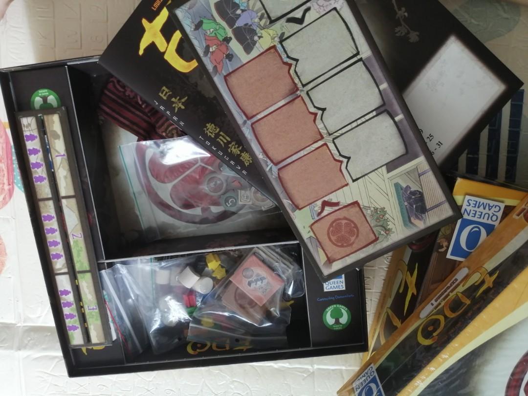 Edo board game + expansion for up to 5 players, Hobbies & Toys, Toys ...