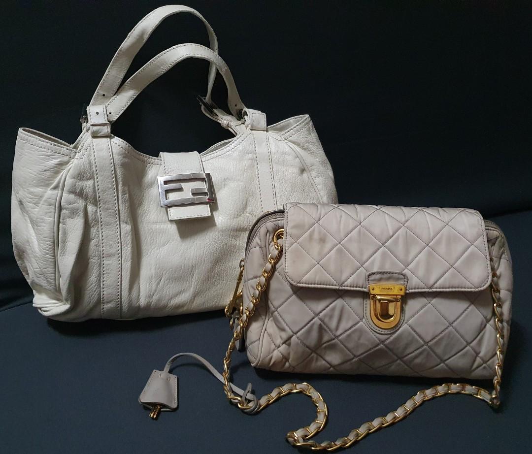 FENDI AND PRADA (BUNDLE), Luxury, Bags & Wallets on Carousell