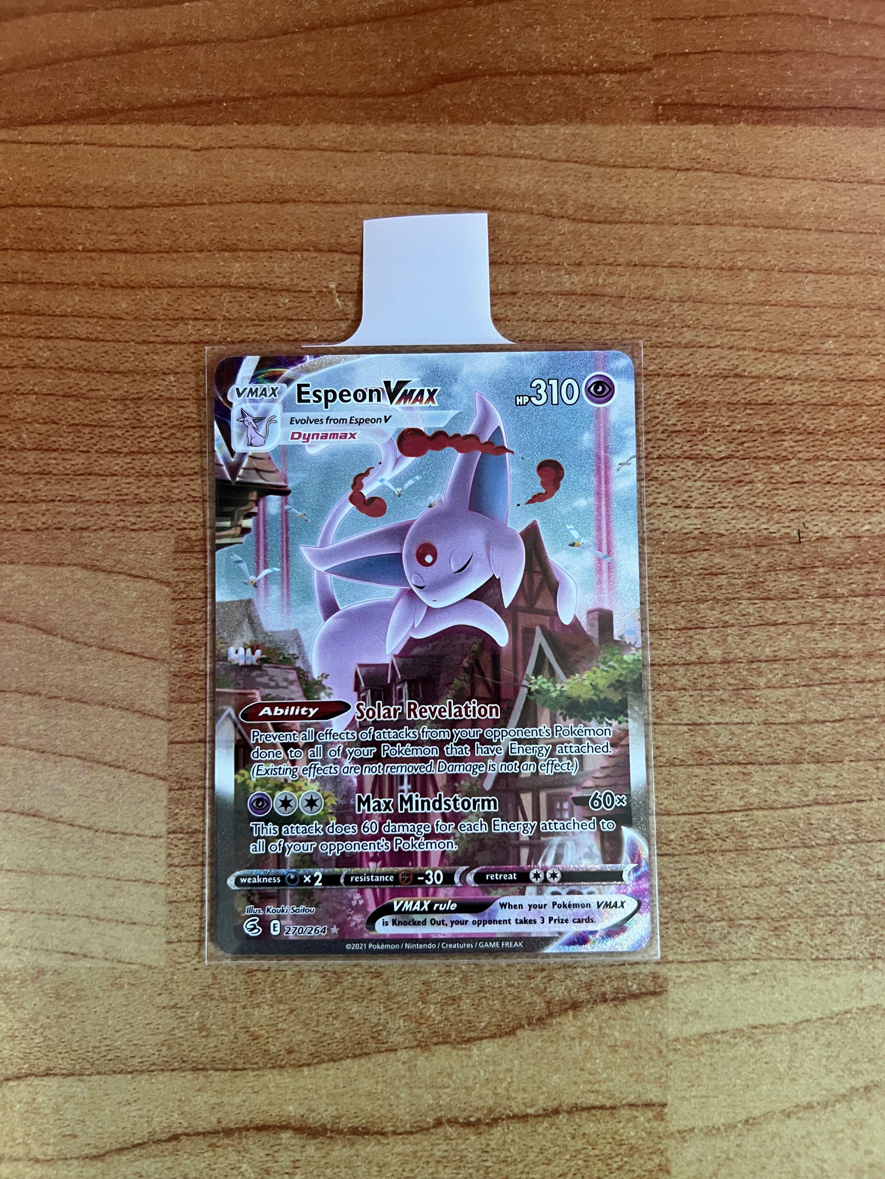 Fusion Strike Espeon VMAX Alternate Art - Pokémon TCG AA, Hobbies ...