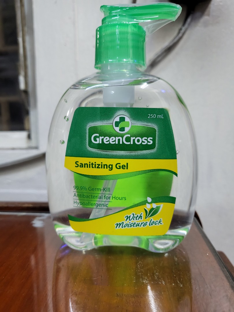 Green Cross Sanitizing Gel, Beauty & Personal Care, Sanitary Hygiene on ...