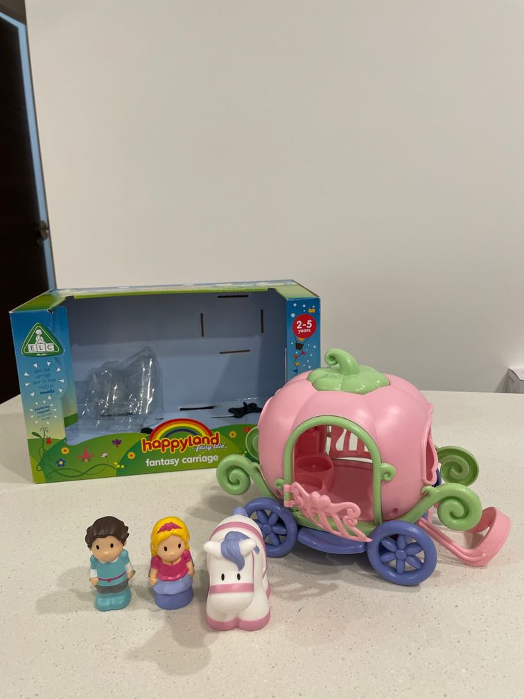 Baby doll play Happyland fantasy carriage, Hobbies & Toys, Toys & Games ...