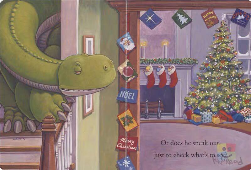 How do dinosaurs say Merry Christmas board book, Hobbies & Toys, Books ...