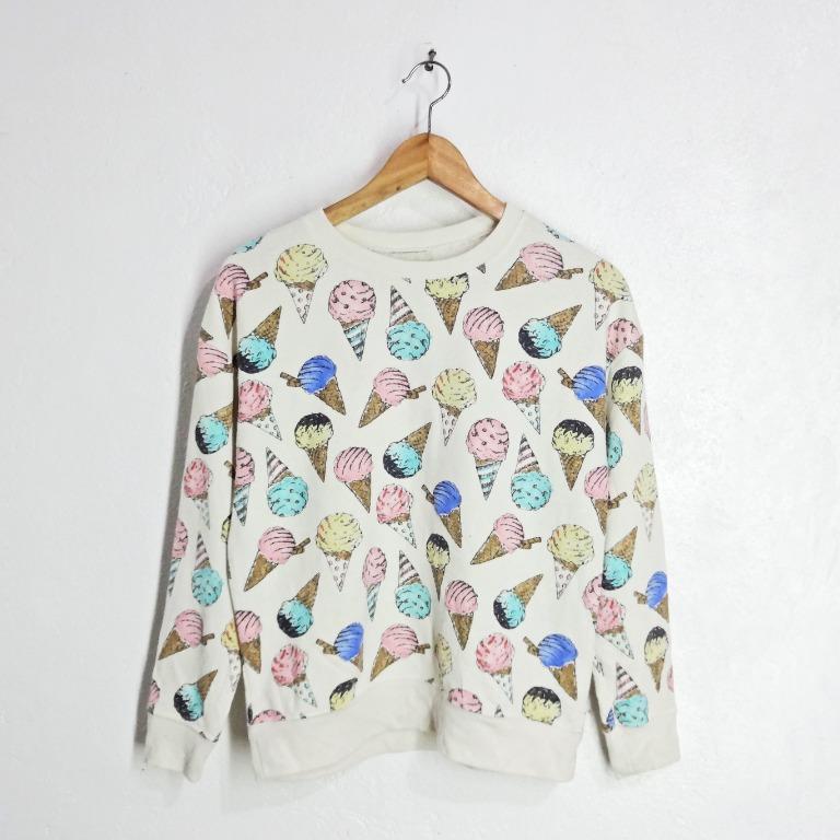 Ice cream sweater, Women's Fashion, Coats, Jackets and Outerwear on ...