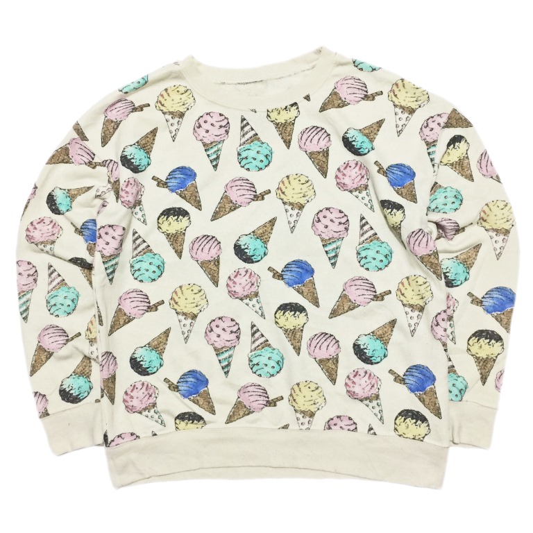 Ice cream sweater, Women's Fashion, Coats, Jackets and Outerwear on ...