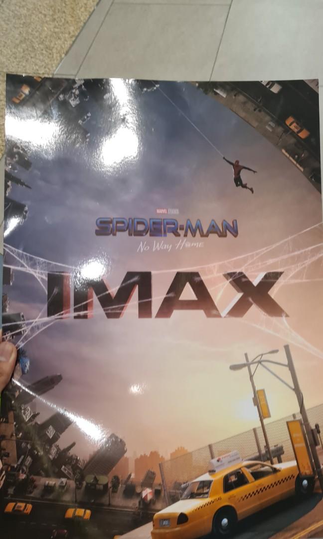 SPIDER-MAN:No way home IMAX POSTER, Hobbies & Toys, Books & Magazines ...