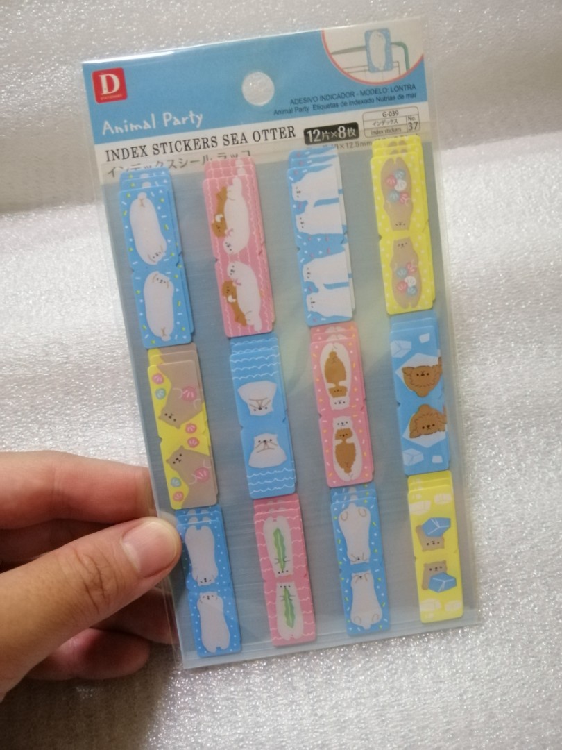 Index stickers / Message page marker, Hobbies & Toys, Stationery ...
