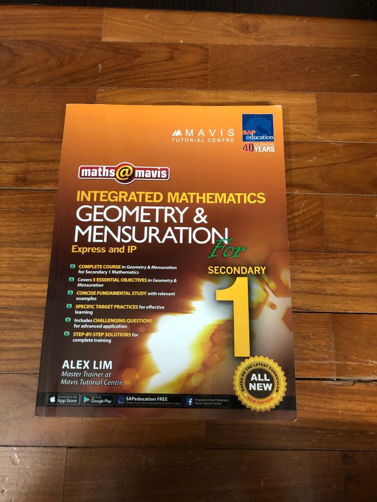 Integrated Mathematics- geometry & mensuration, Hobbies & Toys, Books ...