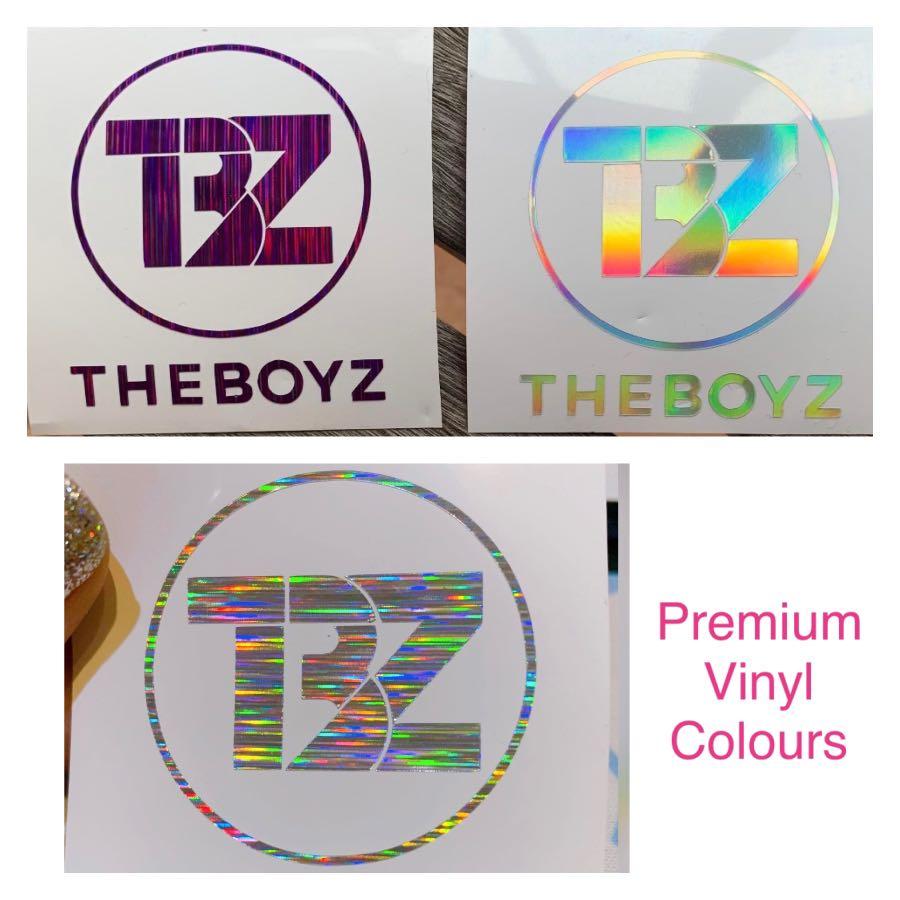 Kpop logos vinyl stickers for fan support cafe event giveaways (Twice ...