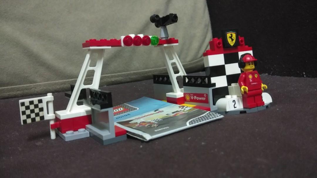 Lego Finish Line & Podium Shell V-Power 40194, Hobbies & Toys, Toys ...