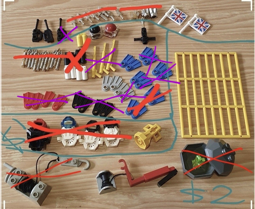 Lego[Rare vintage 1990s divers aquanauts insectoids] accessories ...