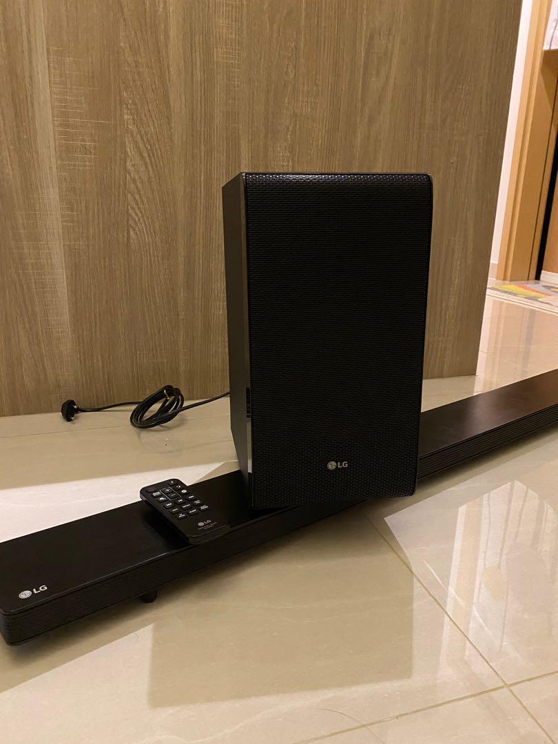 LG SJ8 Sound Bar with SubWoofer, Audio, Soundbars, Speakers ...