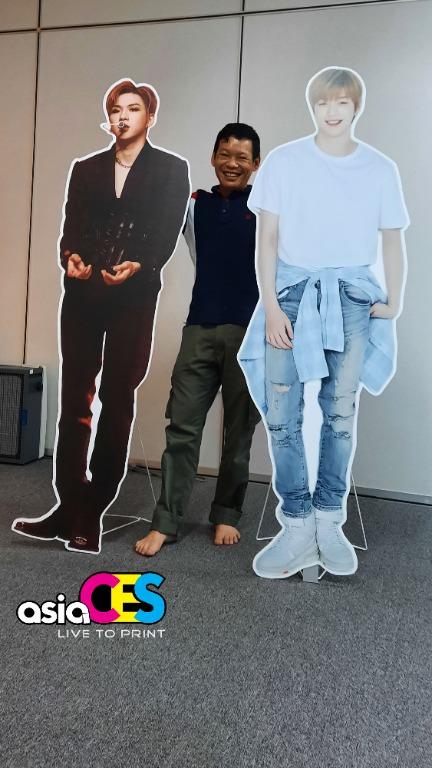 Life-Size Standee / foam board with stand, Hobbies & Toys, Stationery ...