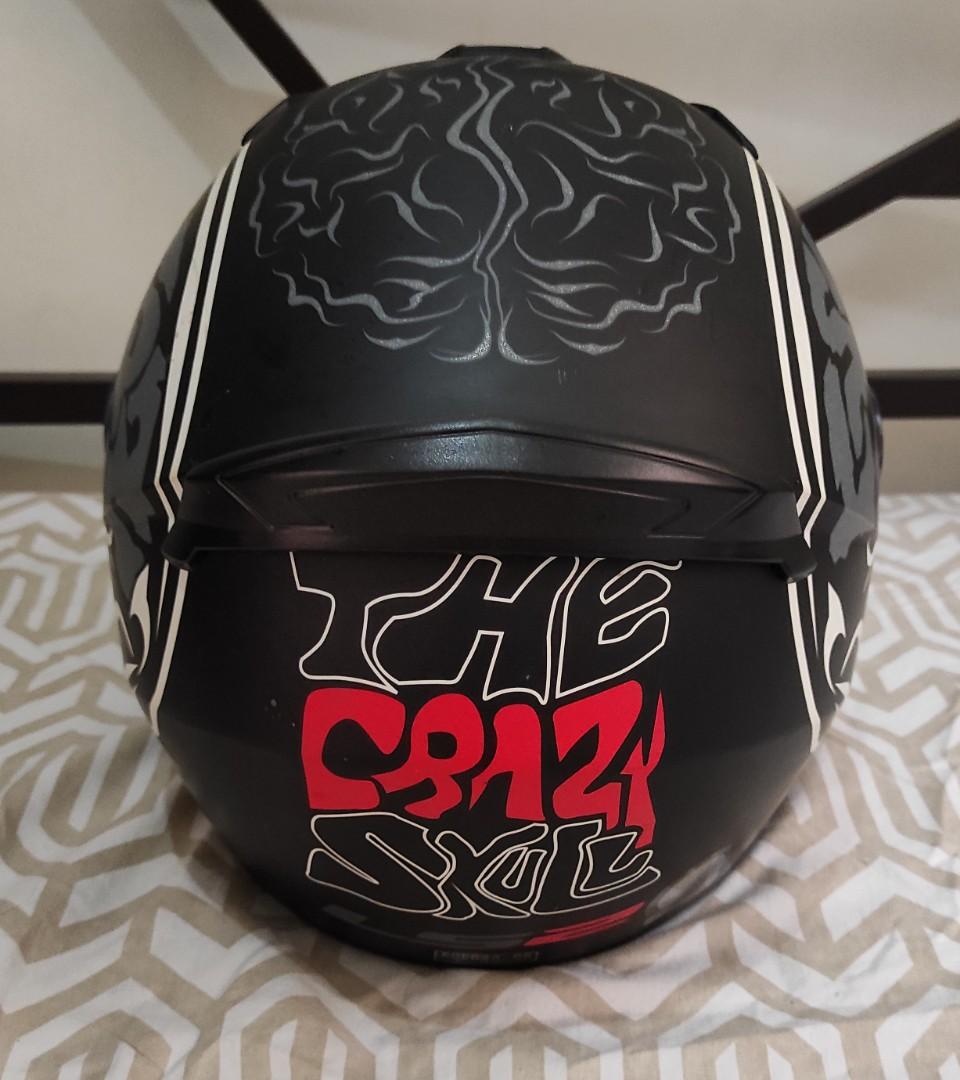 LS2 FF352 Crazy Skull Full Face Helmet Large, Everything Else, Others ...