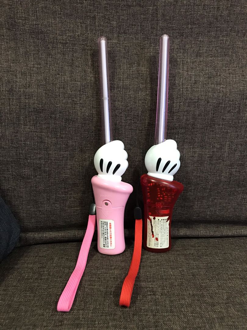 Mickey and Minnie Disney glow stick, Hobbies & Toys, Toys & Games on ...
