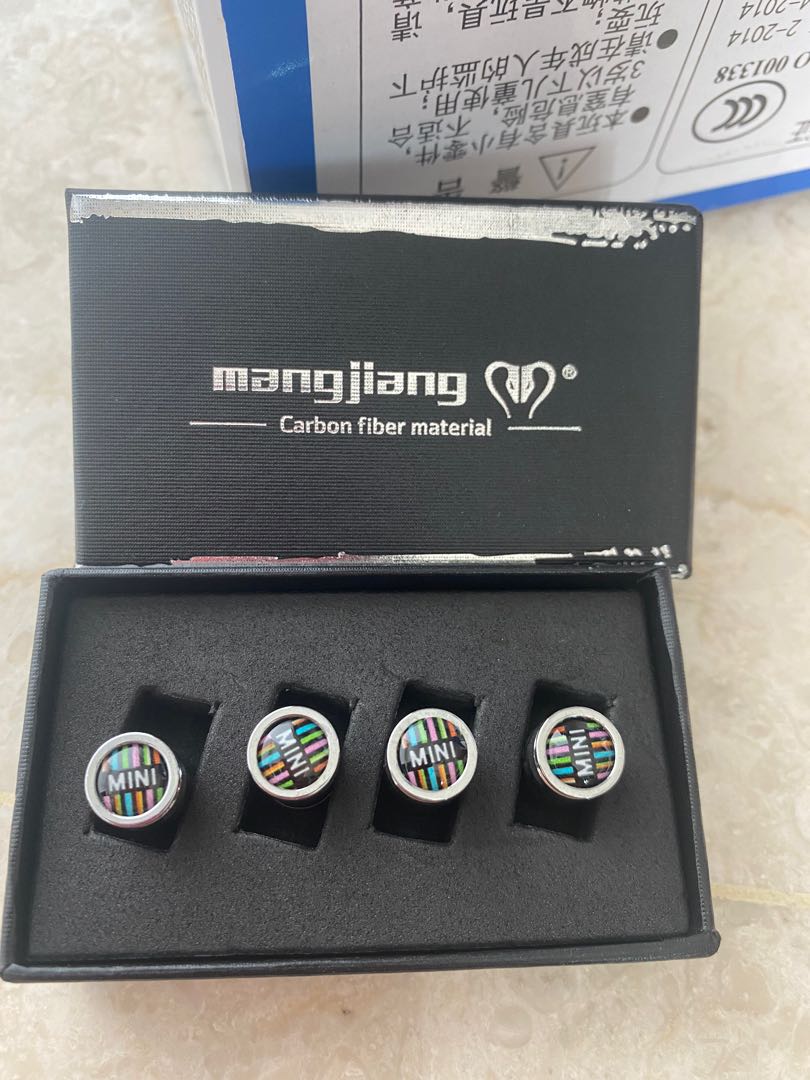 Mini Cooper Tire Valve Cap, Car Accessories, Accessories on Carousell