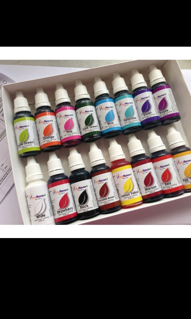My flavor edible food colouring set, Food & Drinks, Homemade Bakes on ...