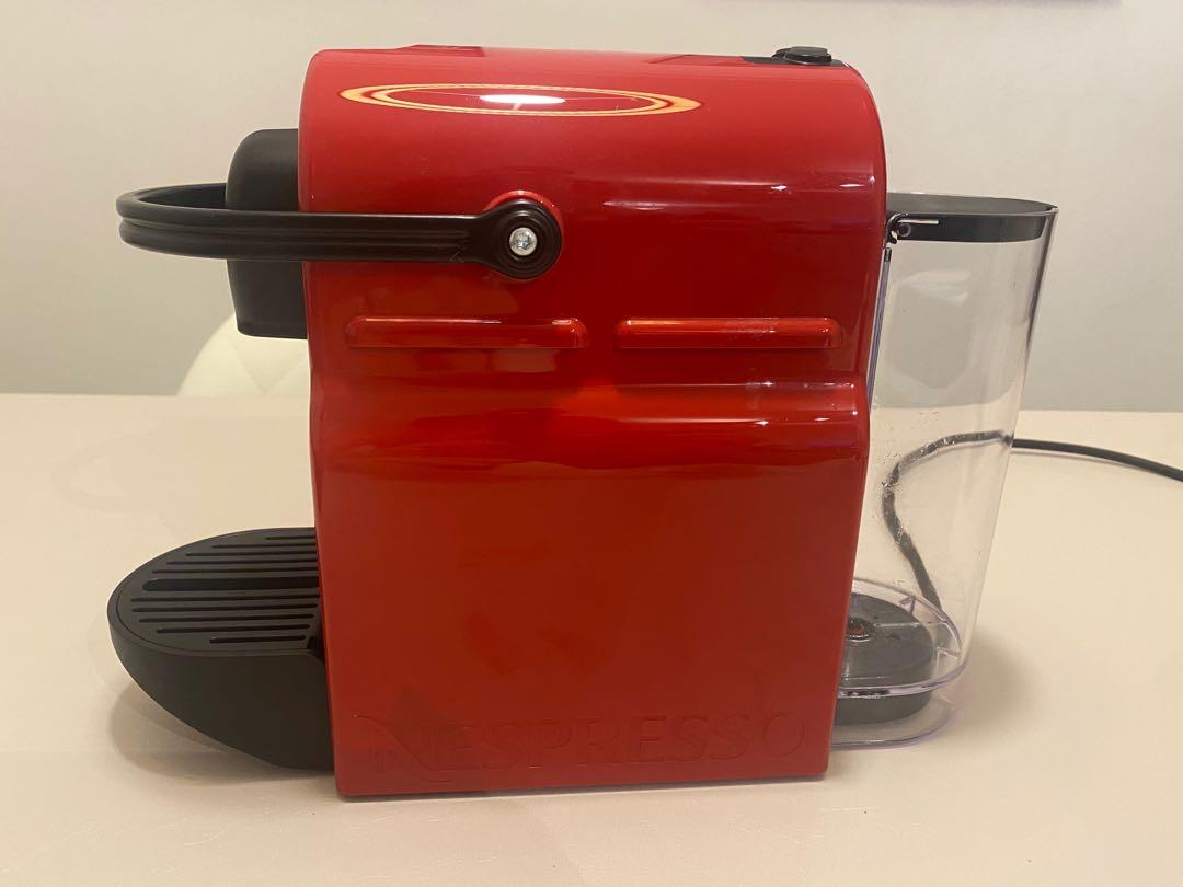 Nespresso Inissia Ruby Red, TV & Home Appliances, Kitchen Appliances ...