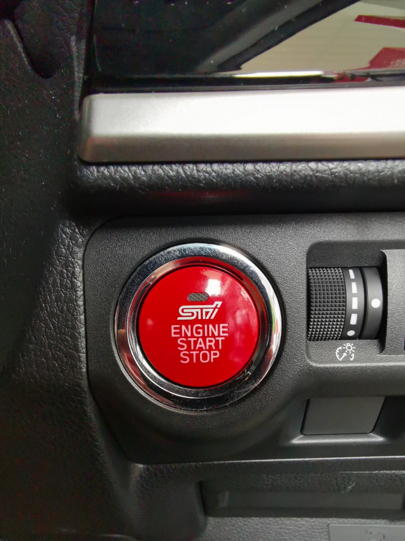 NEW: Subaru STI push start button, Car Accessories, Accessories on ...