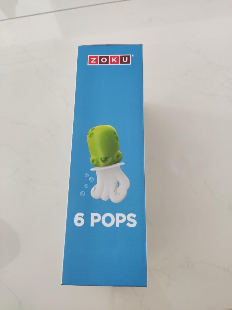 NEW! ZOKU 6 Fish Pops Traditional Ice Pops Molds, Furniture & Home ...