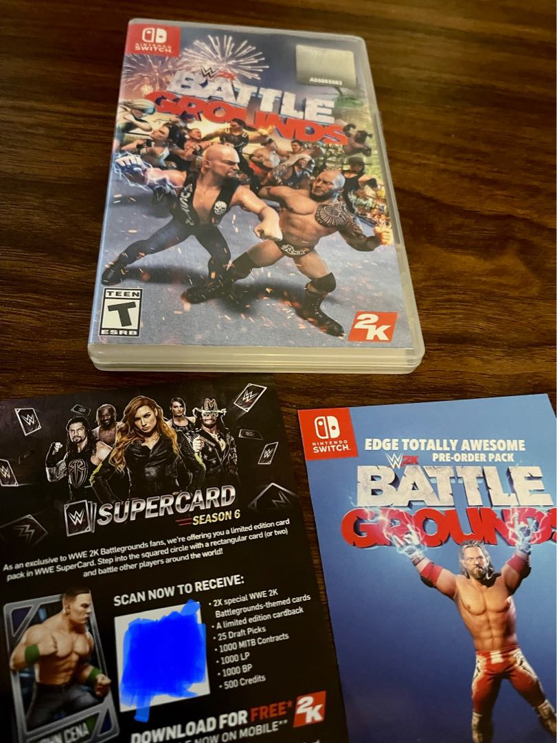 Nintendo Switch WWE Battle Grounds, Video Gaming, Video Games, Nintendo ...