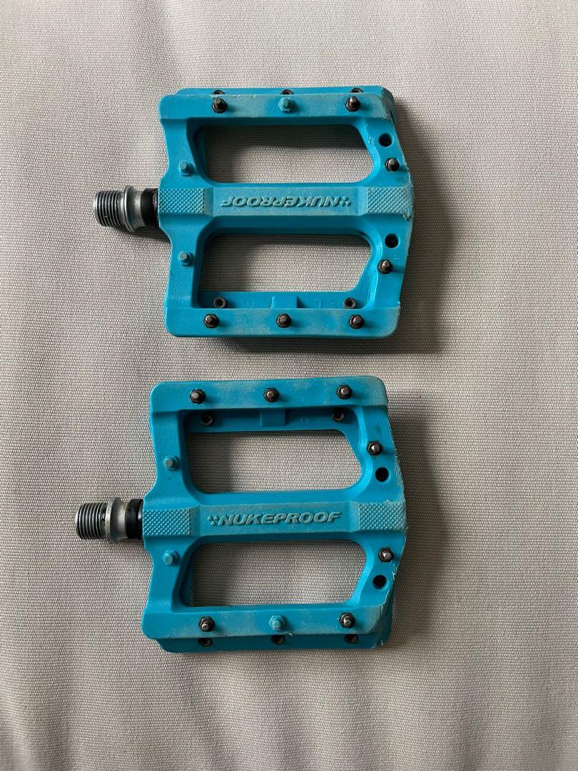 NUKEPROOF NEUTRON EVO FLAT PEDALS (used), Sports Equipment, Bicycles ...