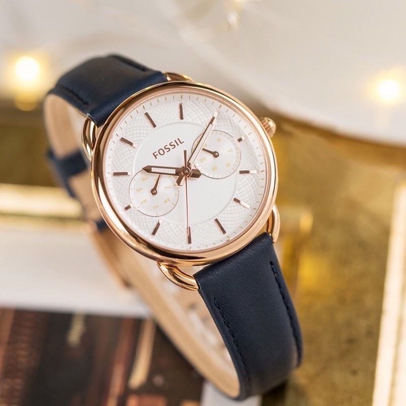 Original 100% Fossil Watch Women Navy Es4260, Fesyen Wanita, Jam Tangan ...