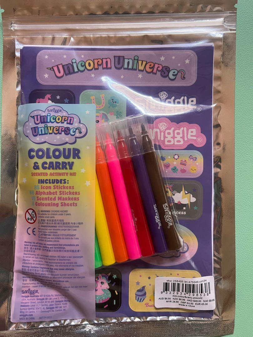 ORIGINAL SMIGGLE COLOR AND CARRY SCENTED ACTIVITY KIT, Hobbies & Toys ...