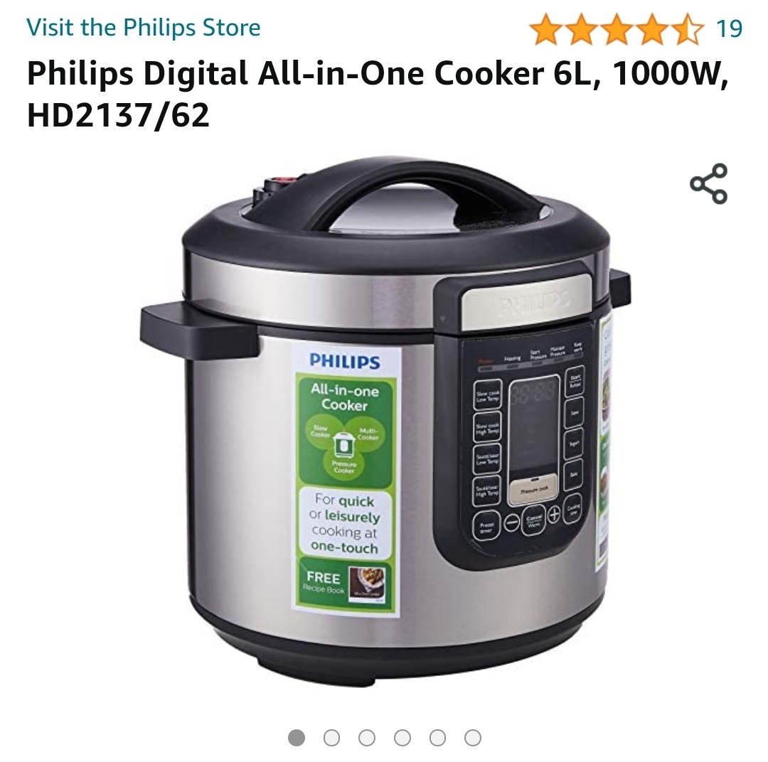Philips Digital all in 1 cooker, TV & Home Appliances, Kitchen ...