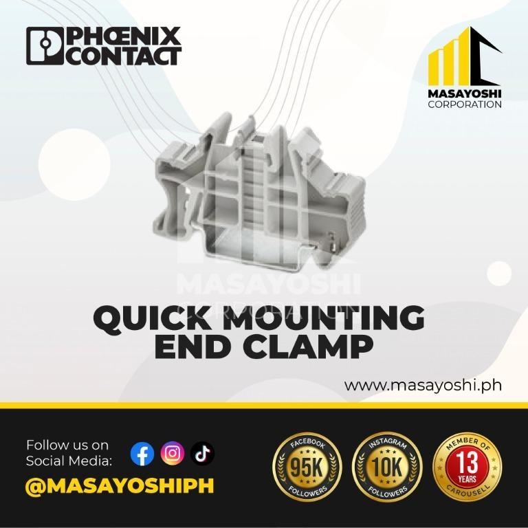 Phoenix Contact Quick mounting End Clamp for NS 35/7,5 or NS 35/15 DIN ...