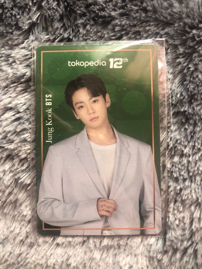 Photocard BTS JK jungkook toko hijau tokopedia, K-Wave di Carousell