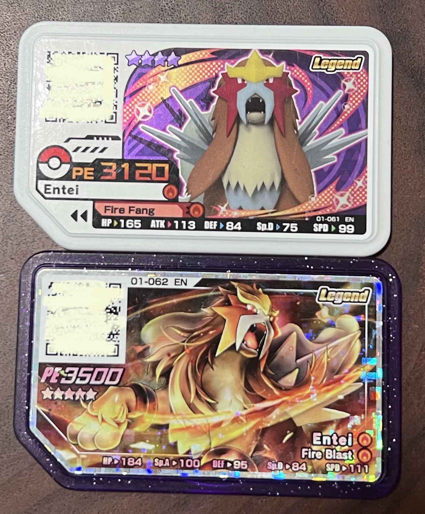 Pokemon Gaole disk (5* and 4* Entei for $55), Hobbies & Toys, Toys ...