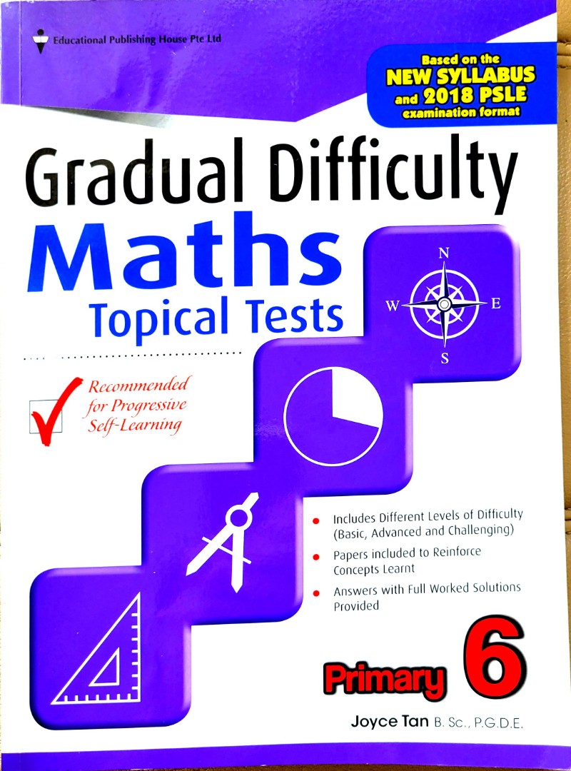 Primary 6 Gradual Difficulty Maths Topical Tests, Hobbies & Toys, Books ...