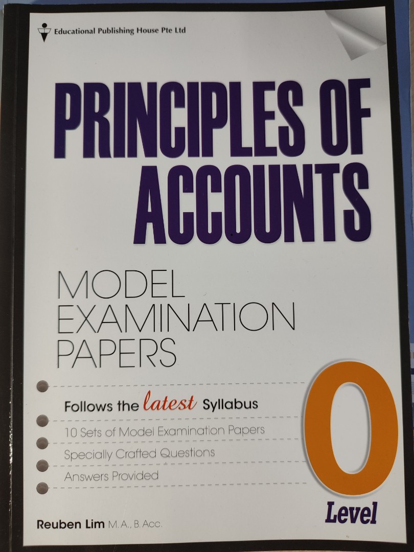 Principles of Accounts Model Examination Papers for O Level, Hobbies ...