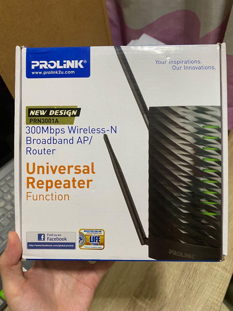 Prolink wireless broadband AP router, Computers & Tech, Parts ...