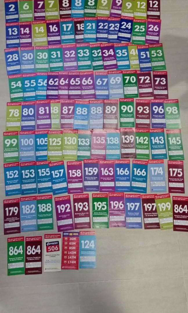 Rare Original SBS Bus Guides 1990s, Hobbies & Toys, Memorabilia ...