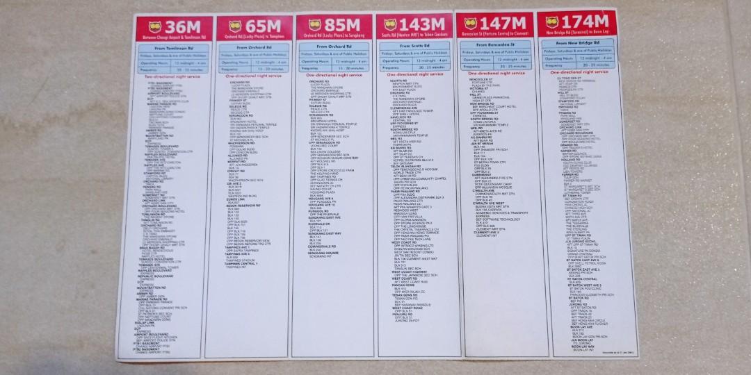 Rare Original SBS Bus Guides 1990s, Hobbies & Toys, Memorabilia ...