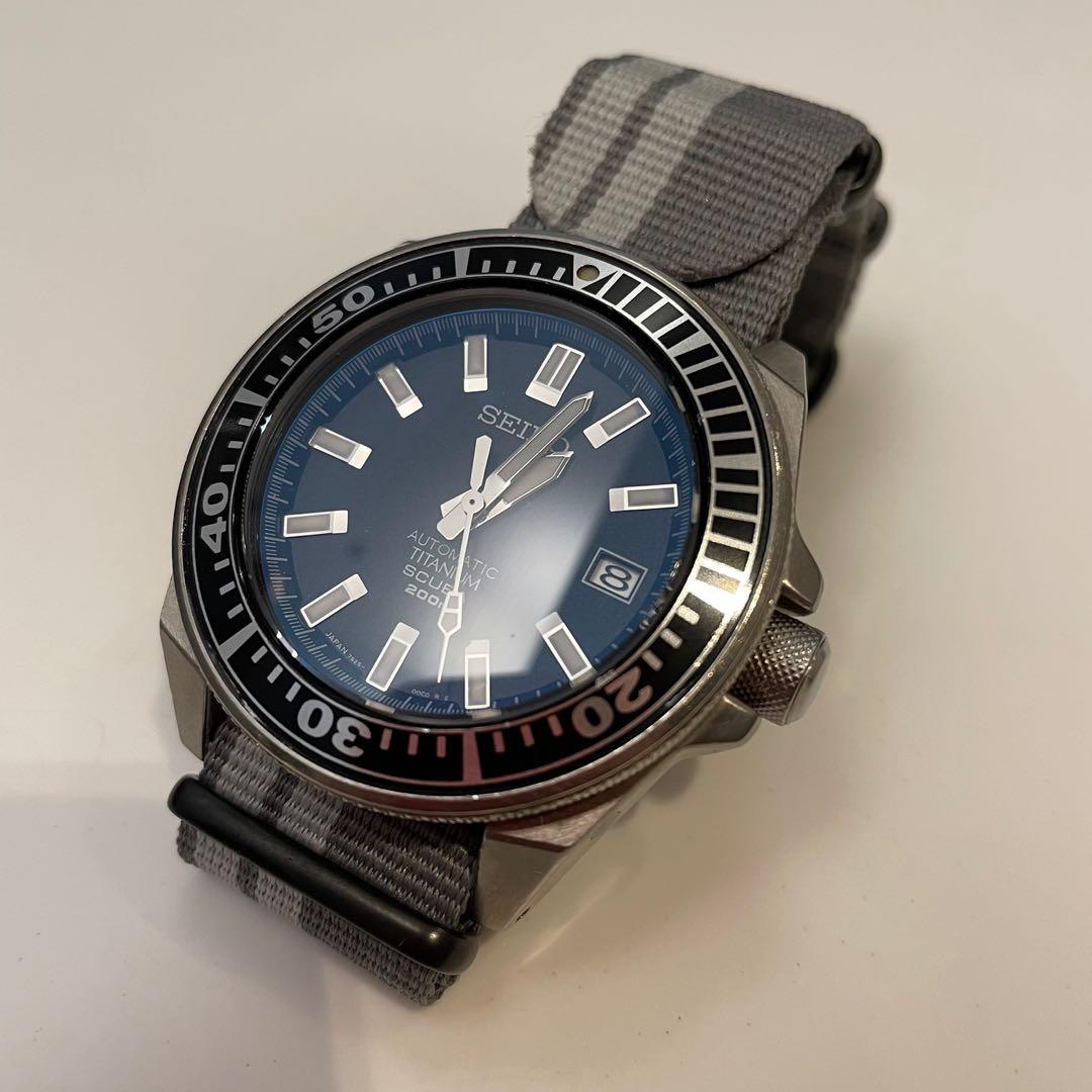 Rare Seiko Samurai Titanium SBDA001, Men's Fashion, Watches ...