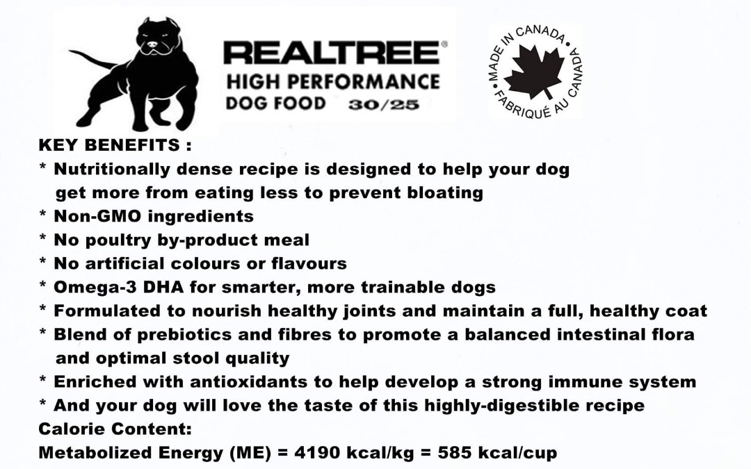 20% more meat protein than the average premium brand - Realtree Dog ...
