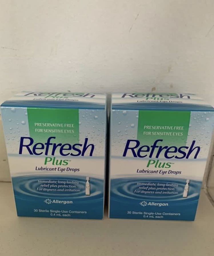 Refresh Plus Eye Drops, Beauty & Personal Care, Vision Care on Carousell