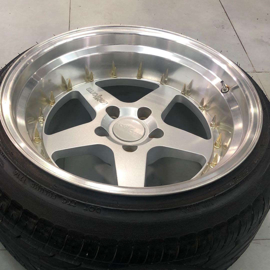 Rim Rotiform ROC 17x10.5JJ 5X114 ET8, Auto Accessories on Carousell