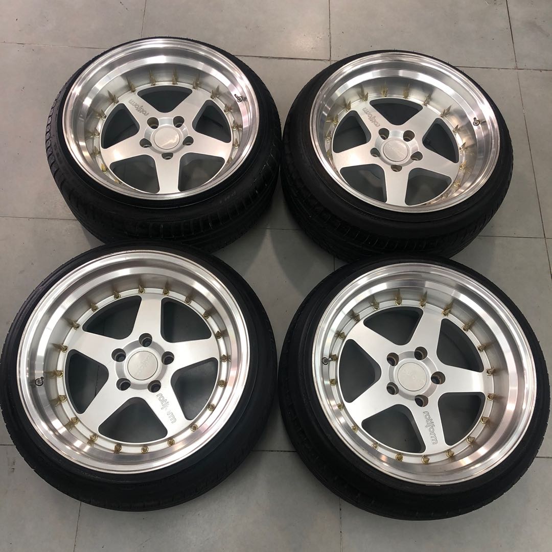 Rim Rotiform ROC 17x10.5JJ 5X114 ET8, Auto Accessories on Carousell