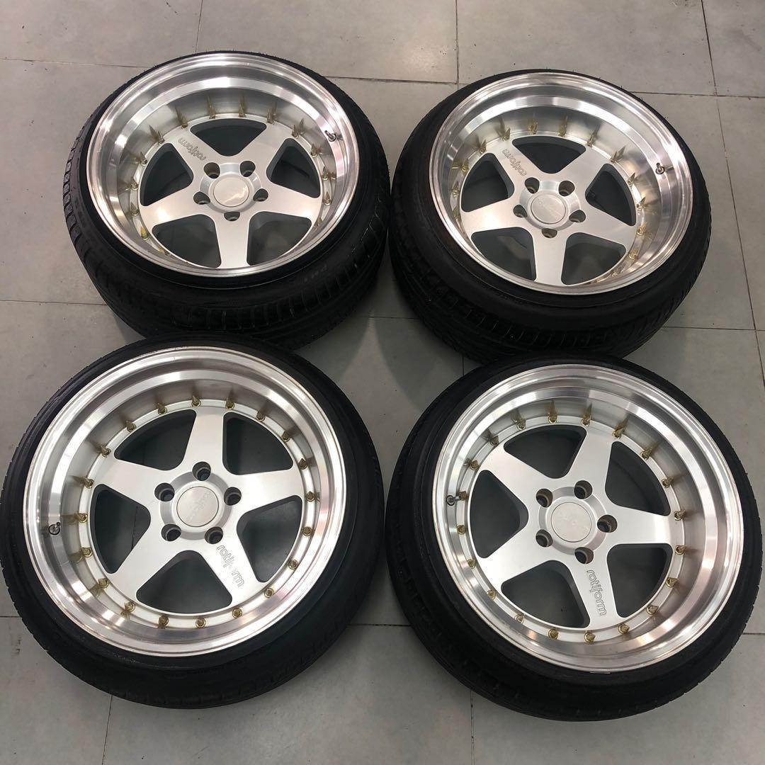 Rim Rotiform ROC 17x10.5JJ 5X114 ET8, Auto Accessories on Carousell
