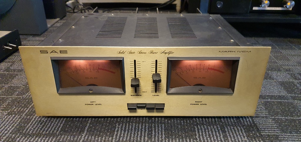 SAE Mark IVCM power amp, Audio, Soundbars, Speakers & Amplifiers on Carousell